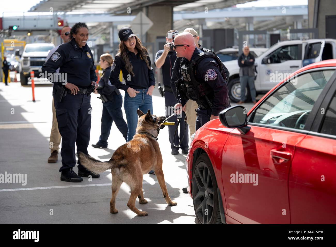 Department of Homeland Security (DHS) Secretary Kristi Noem visits the ...
