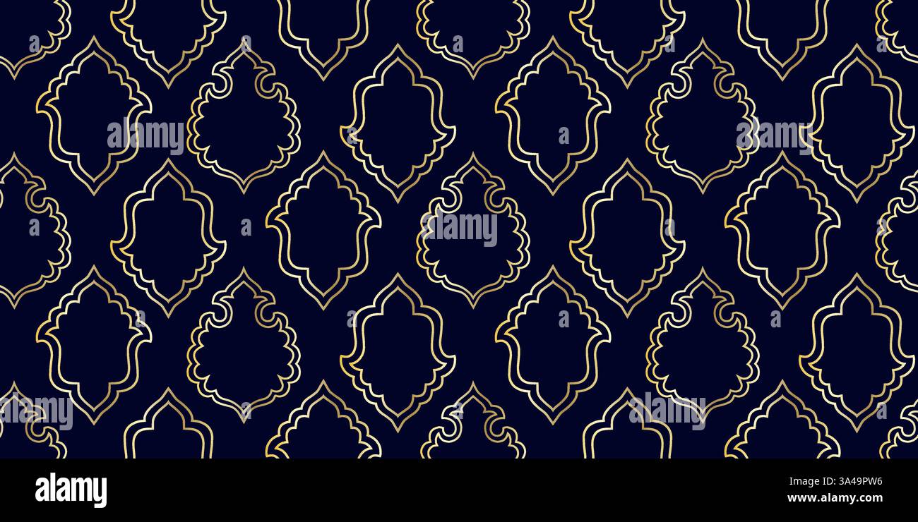 Mashrabiya print. Arabic window and islamic doors frame shape seamless ...