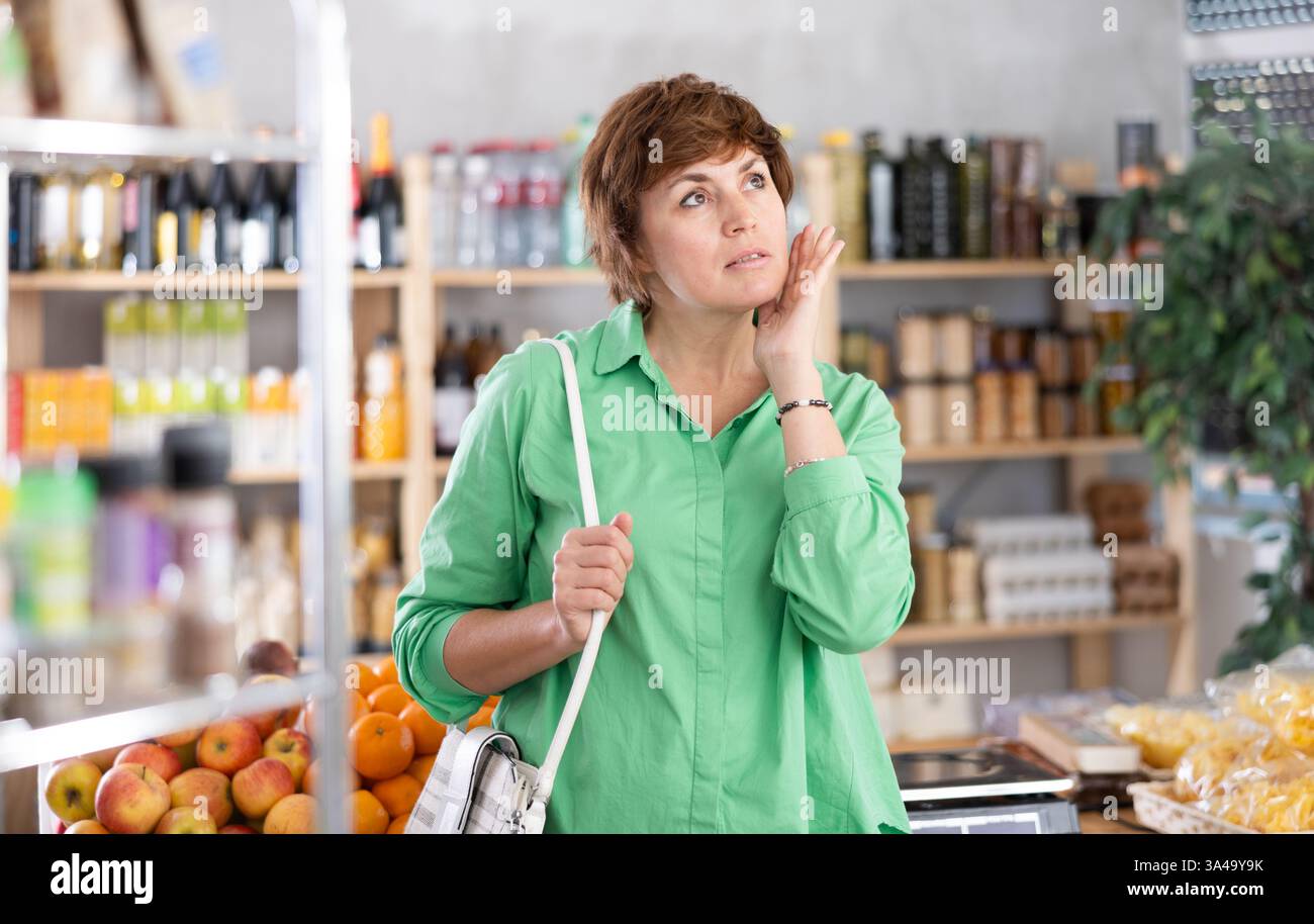 Woman mistake forgot memory hi-res stock photography and images - Alamy