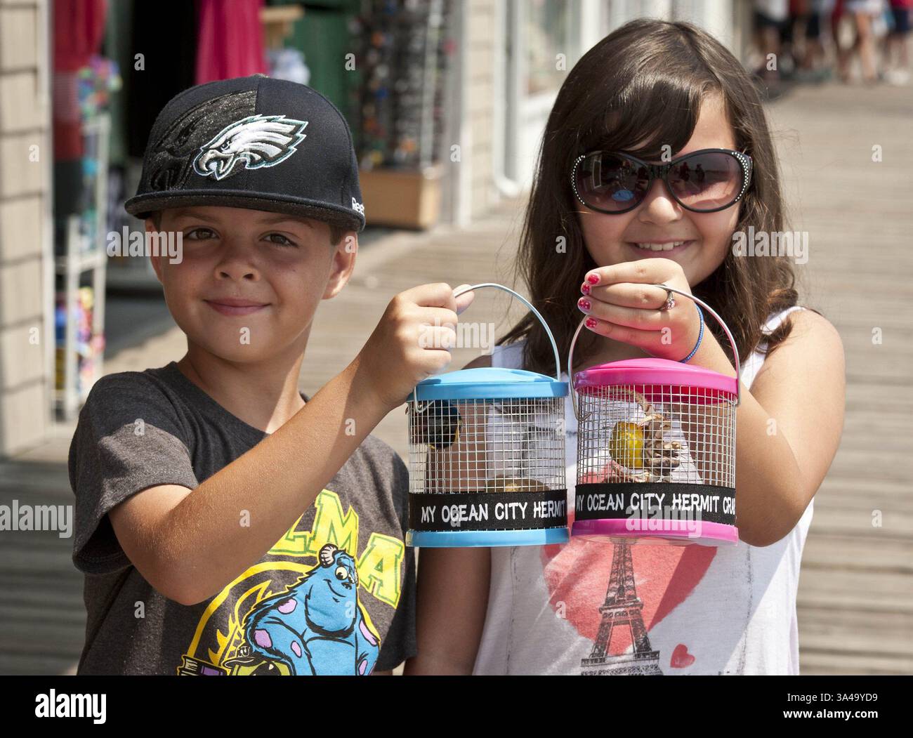 Aug. 6, 2014 - Ocean City, NJ, USA - Twins Michael Stowell and Maria ...