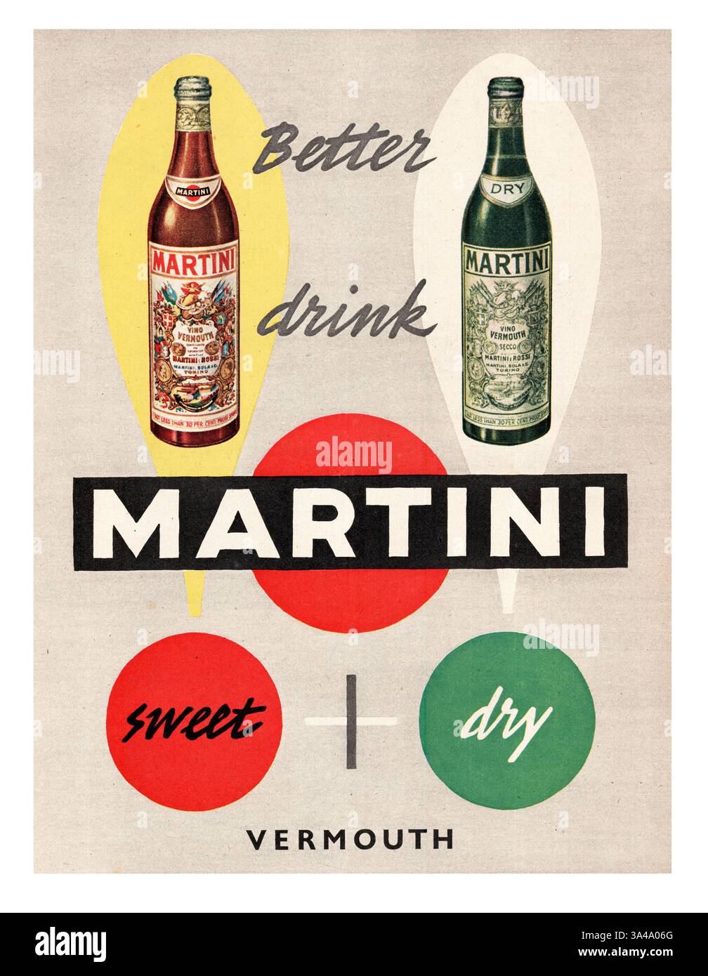 1952 uk magazine advert martini vermouth hi-res stock photography and ...