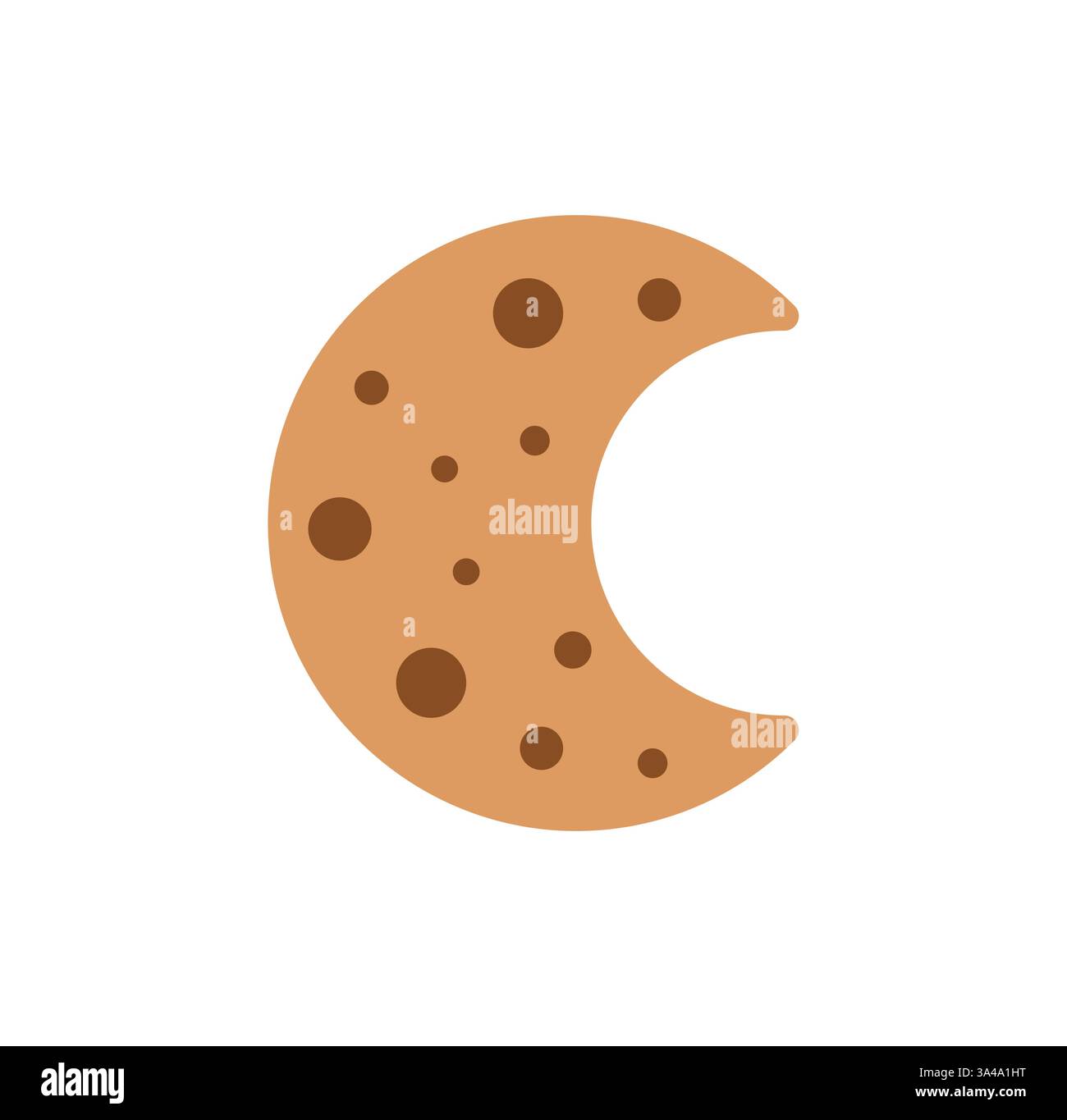 Letter logo cookie illustration Cut Out Stock Images & Pictures - Alamy