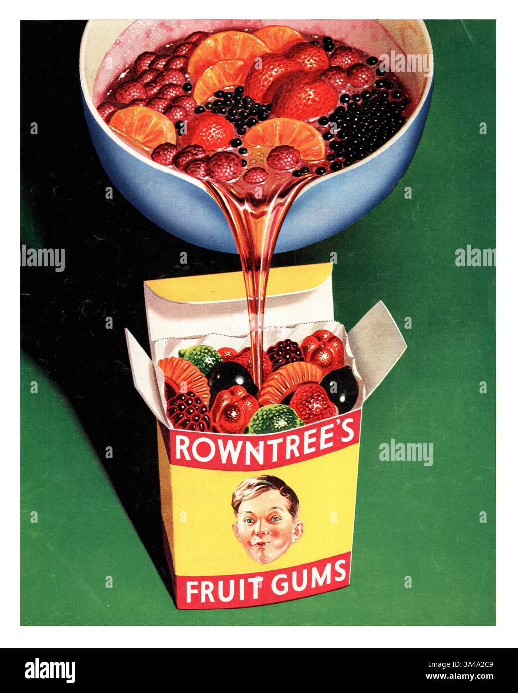 1952 uk advert rowntrees fruit gums hi-res stock photography and images ...