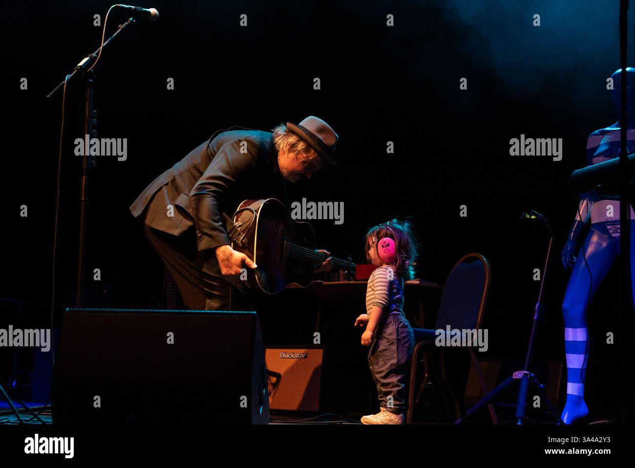 London, United Kingdom. 18th March 2025. Peter Doherty with daughter ...