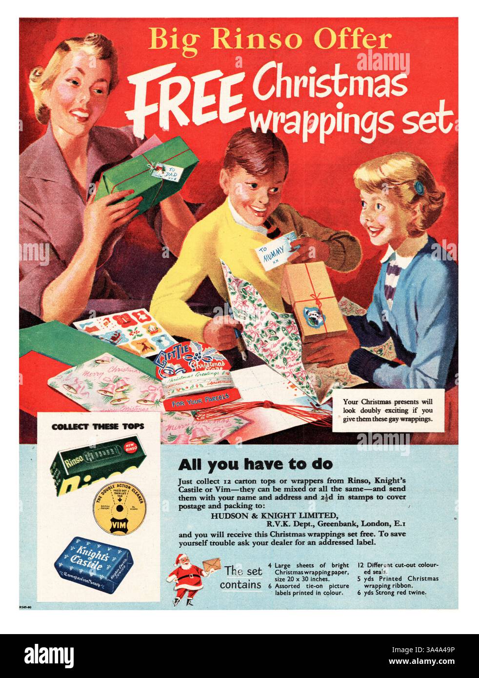 1952 uk advert knights castle soap hi-res stock photography and images ...