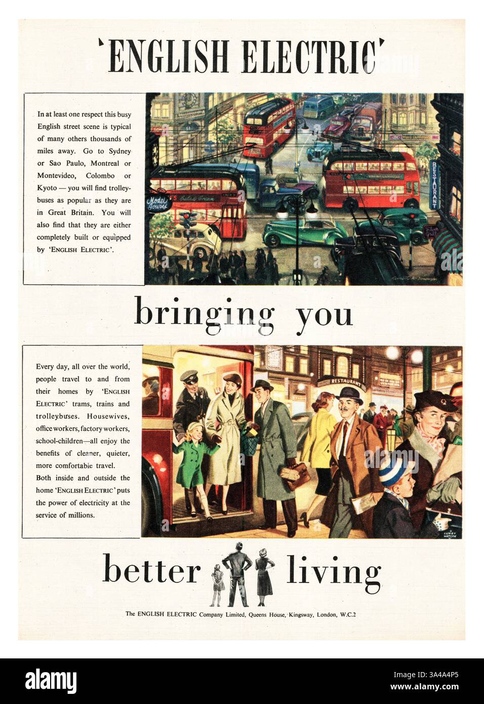 1952 uk advert english electric products hi-res stock photography and ...