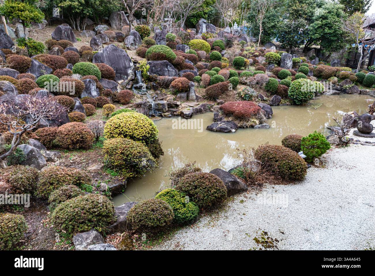 Daizo Kyoji Temple Garden in Fuefuki, Yamanashi Prefecture, Japan ...