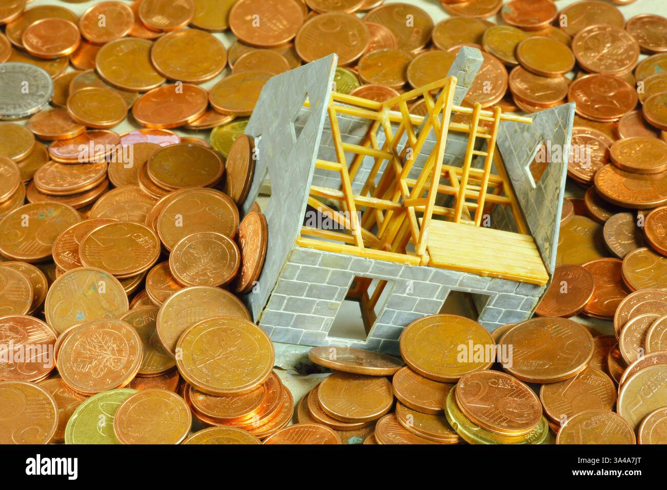 rising prices for homes and rising inflation and interest rates, model ...