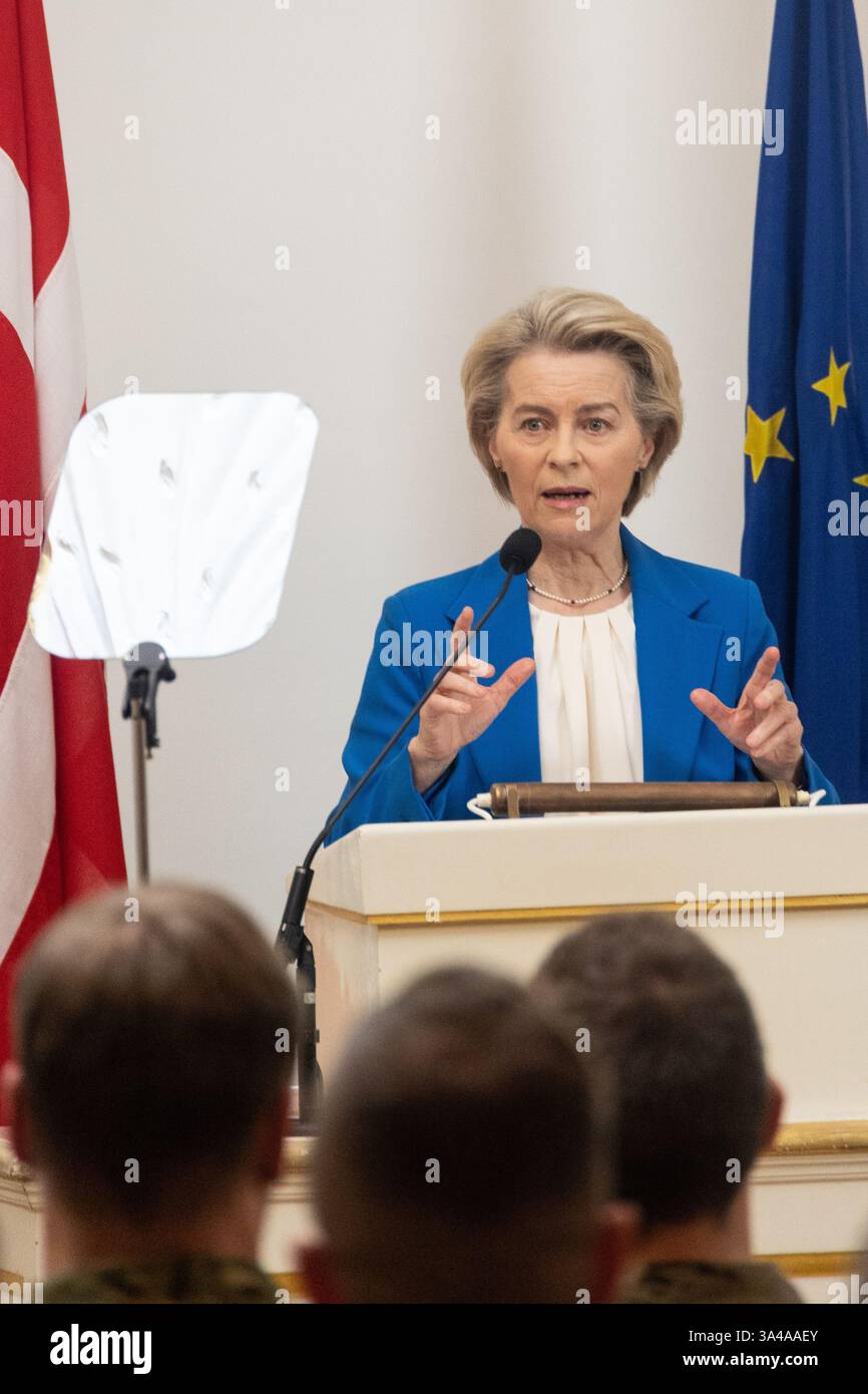 Frederiksberg, Denmark. 18th Mar, 2025. President of the European ...