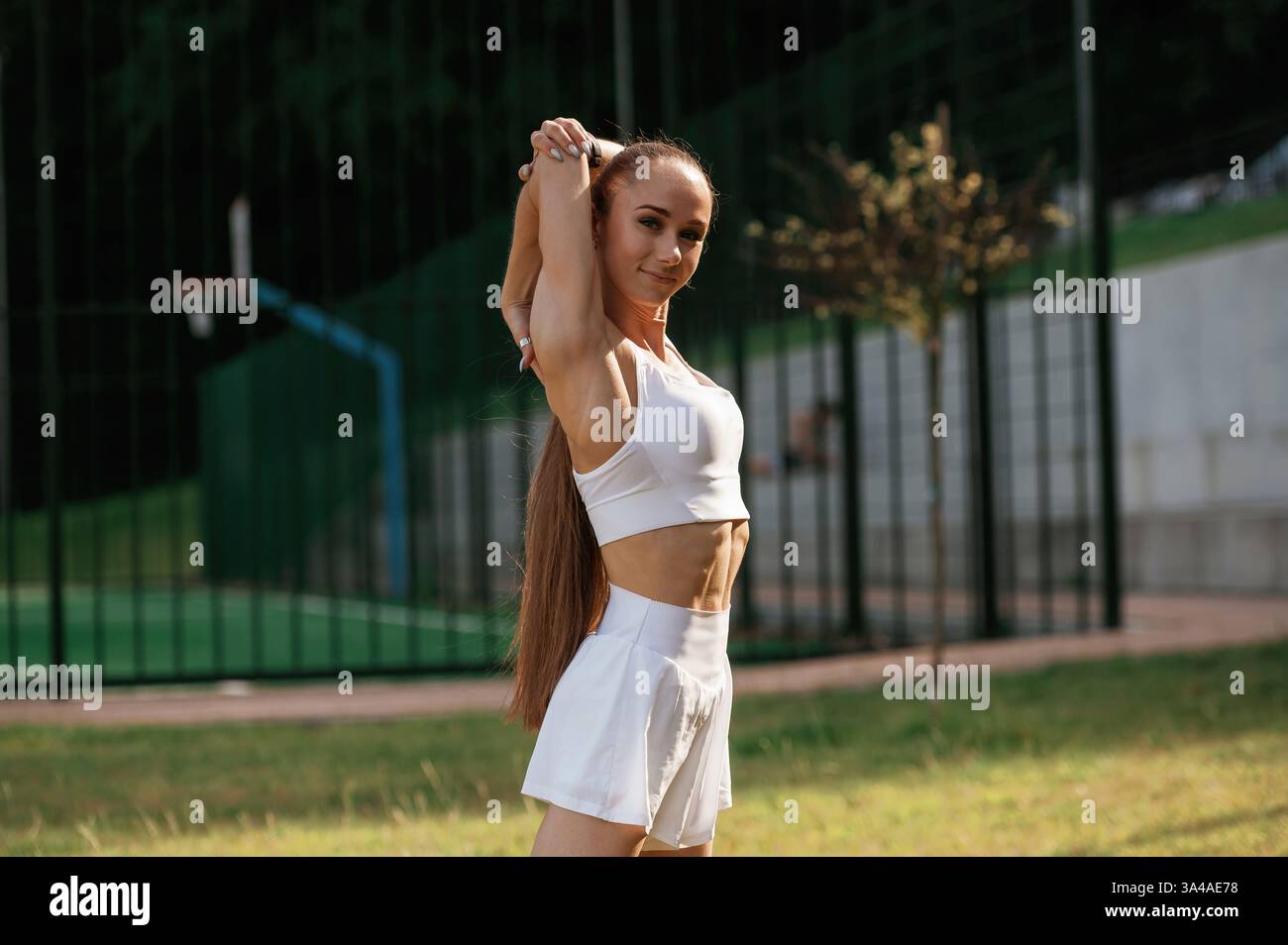 Posing relaxed young skinny hi-res stock photography and images - Alamy