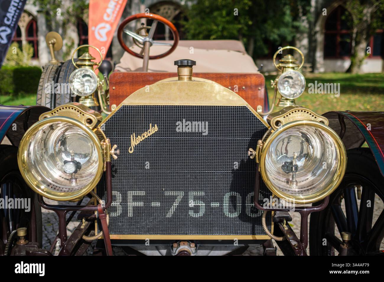 Mercedes Simplex vintage classic retro car vehicle engine hood bonnet ...