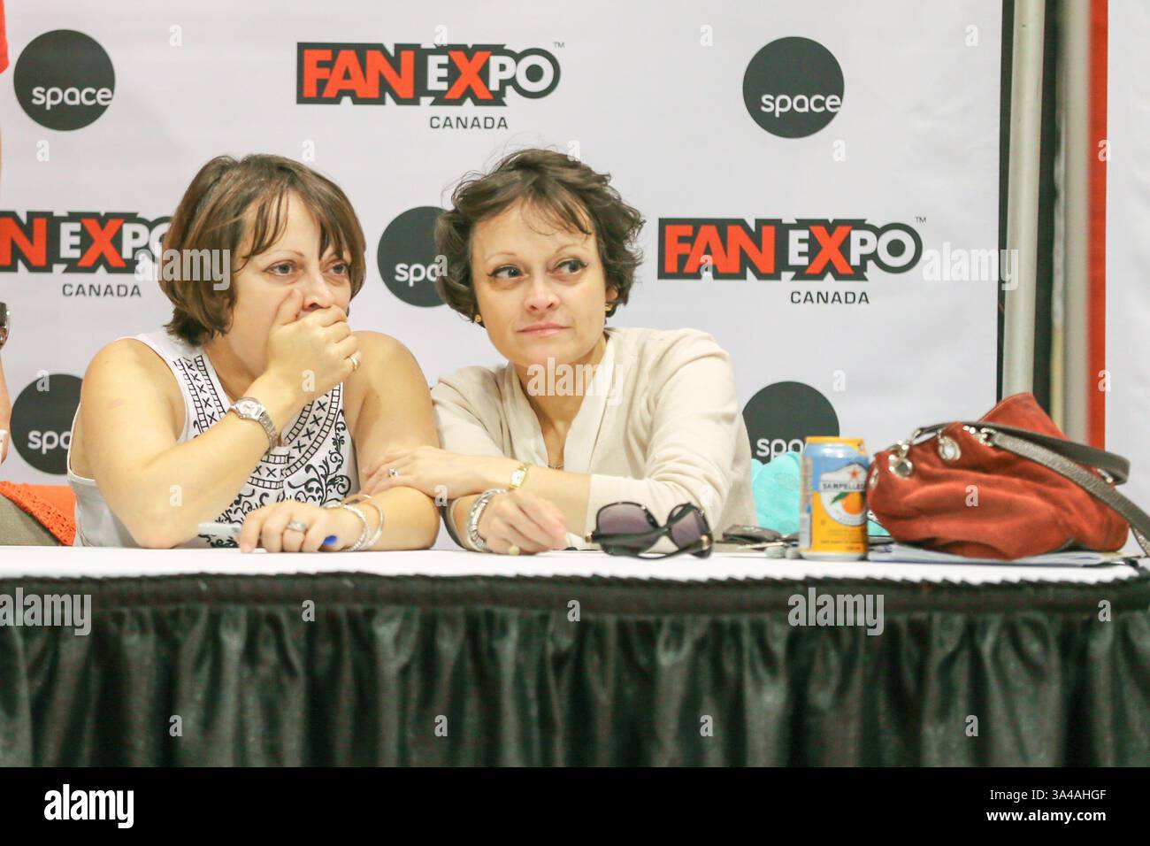 Aug. 29, 2014 - Toronto, Ontario, Canada - LISA and LOUISE BURNS, the ...