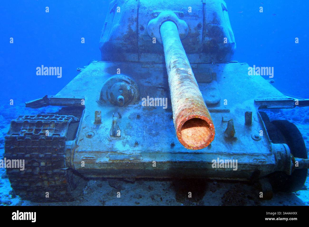 Old tank in the Red Sea near Hurghada in Egypt Stock Photo - Alamy