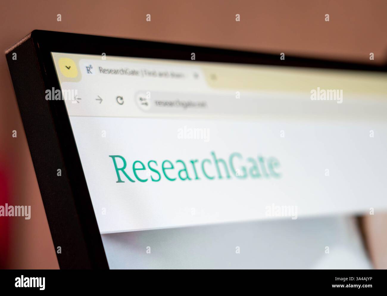 New York, USA - March 17, 2025: ResearchGate academic networking ...