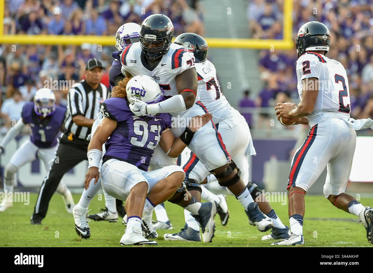 October 30th, 2014: .Samford Bulldogs offensive linesman Royus Amos (75 ...