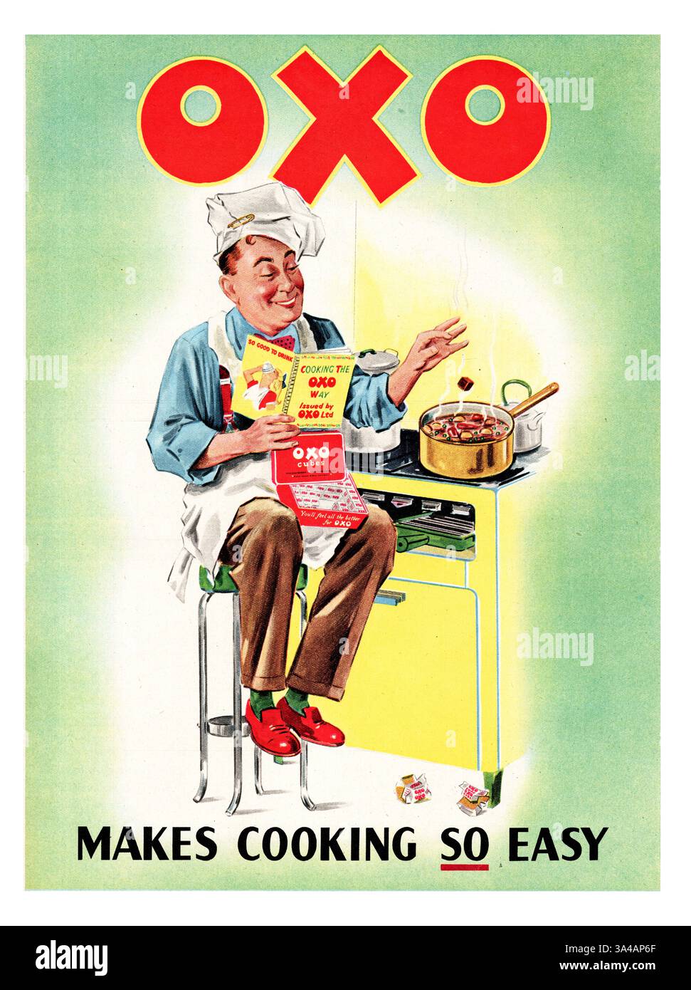 1952 uk magazine advert oxo cubes hi-res stock photography and images ...