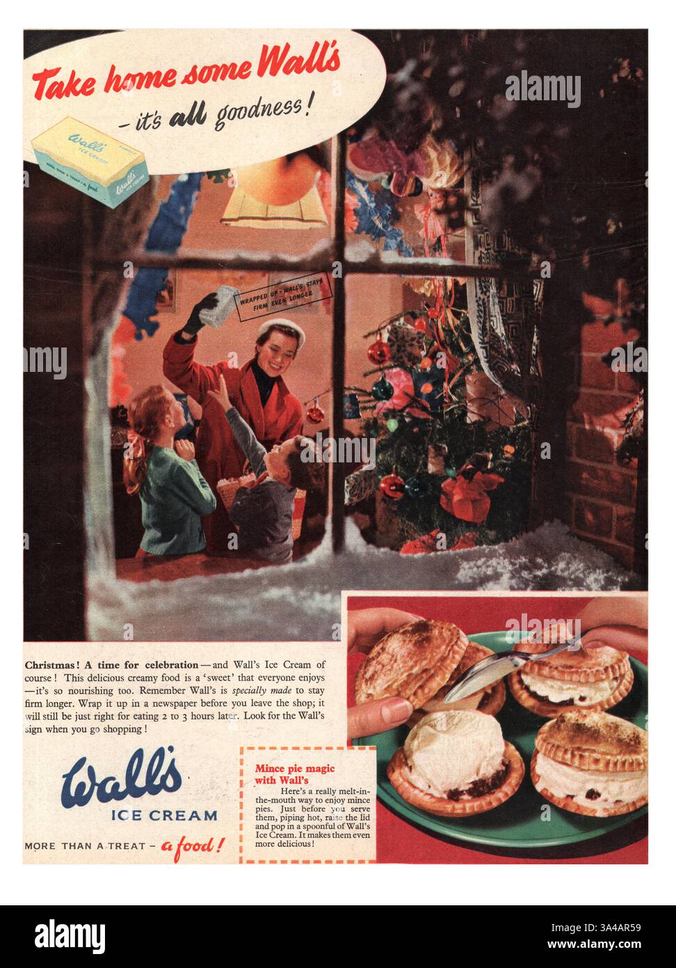 1952 uk advert walls ice cream hi-res stock photography and images - Alamy