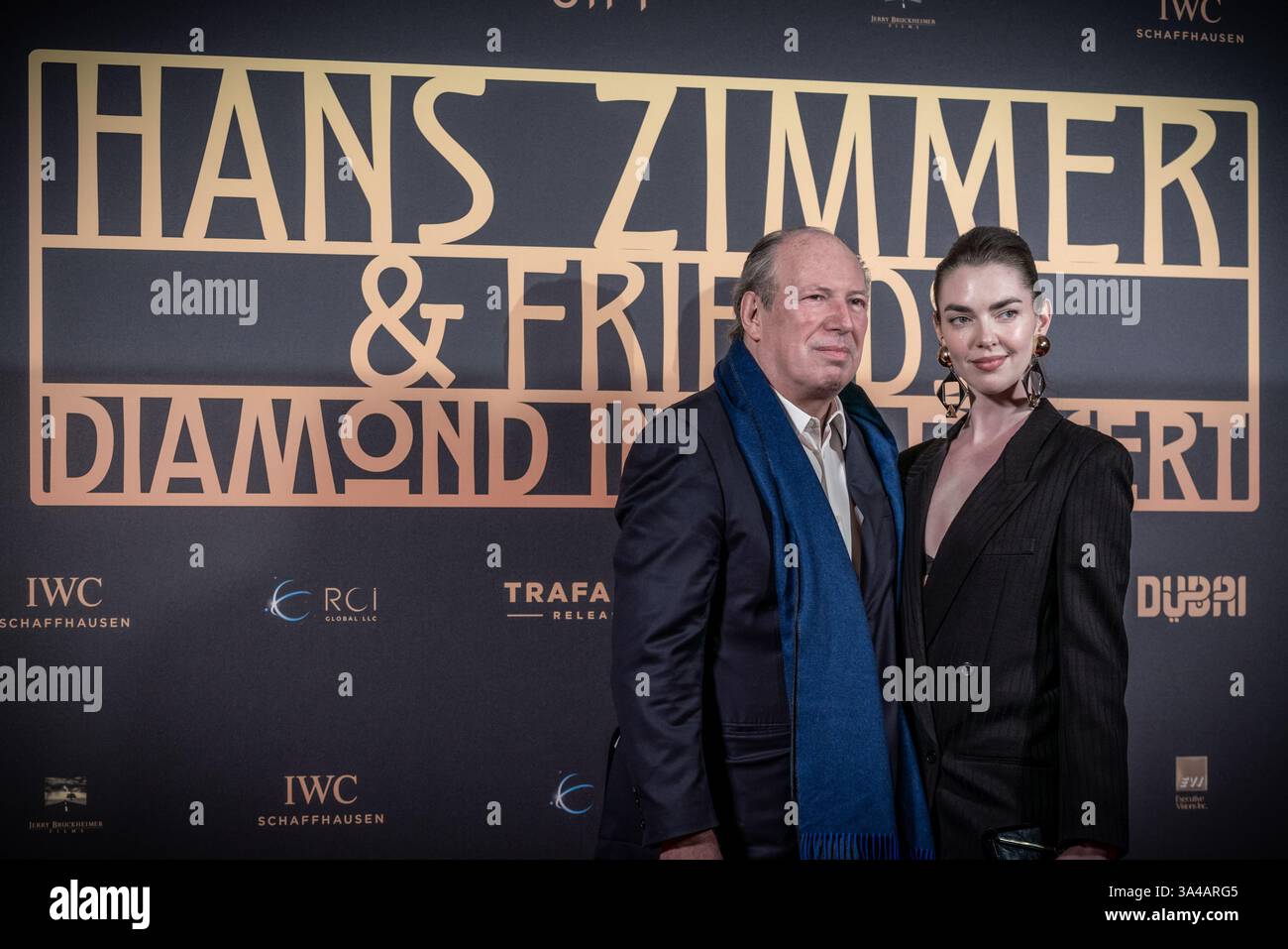 London, UK. 18th March 2025. Pictured L-R: Hans Zimmer and Zoe Zimmer ...