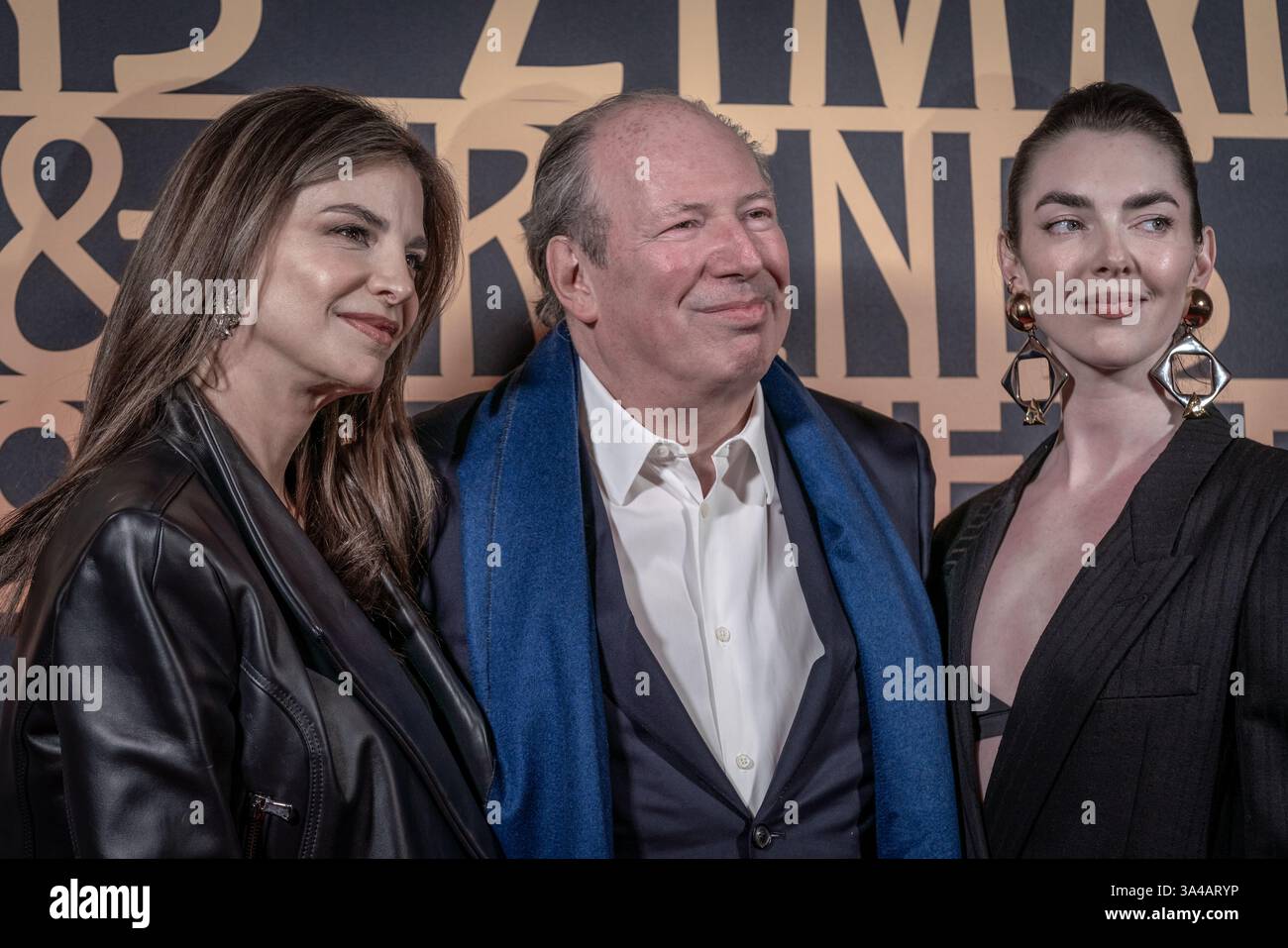 London, UK. 18th March 2025. Pictured L-R: Dina De Luca, Hans Zimmer ...