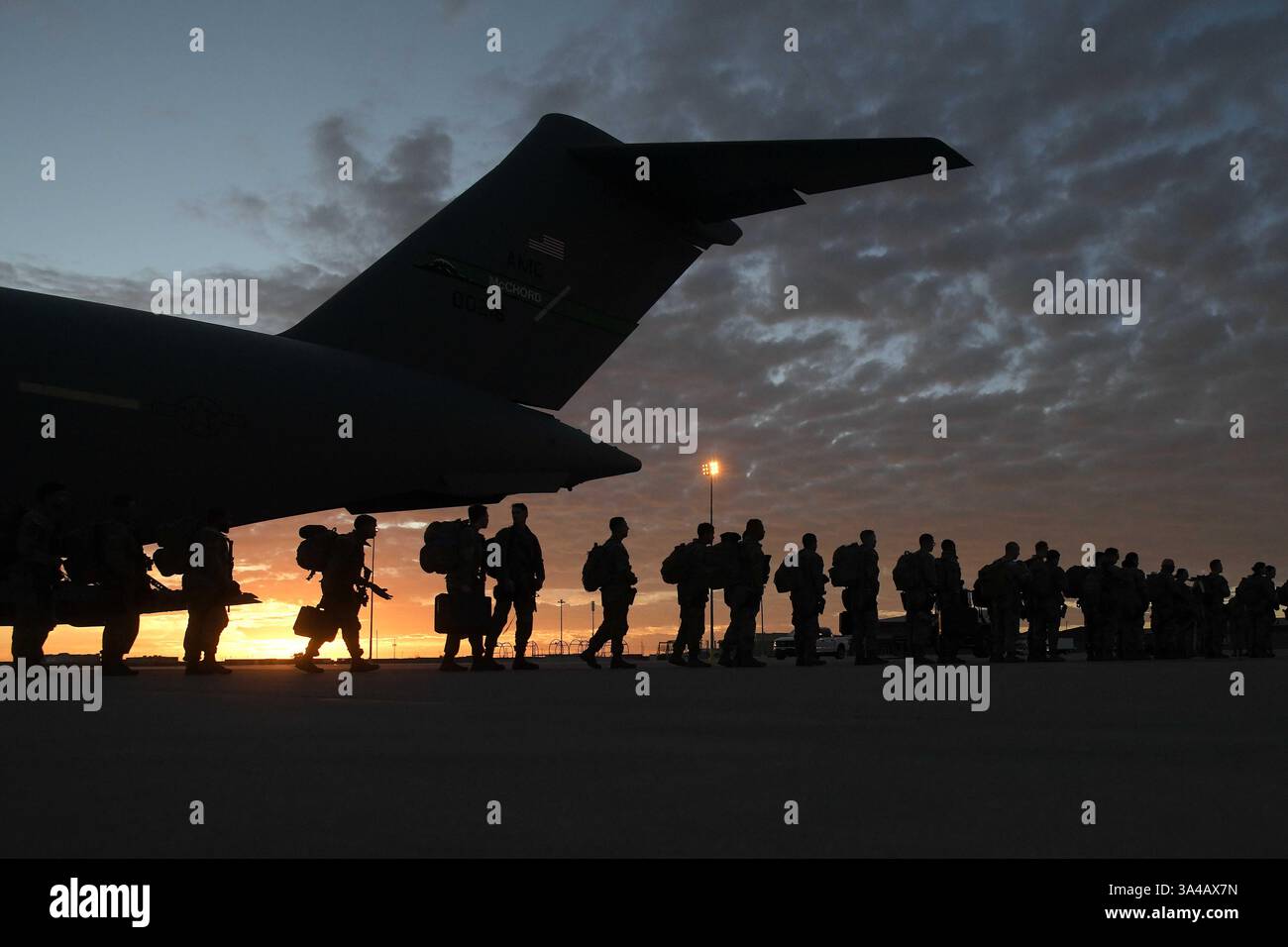 Biggs Army Airfield, Texas, USA. 15th Jan, 2025. U.S. Soldiers with the ...