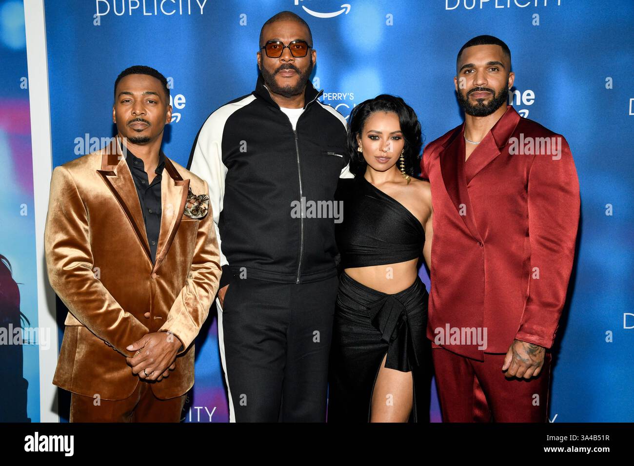 RonReaco Lee, from left, Tyler Perry, Kat Graham, and Tyler Lepley ...