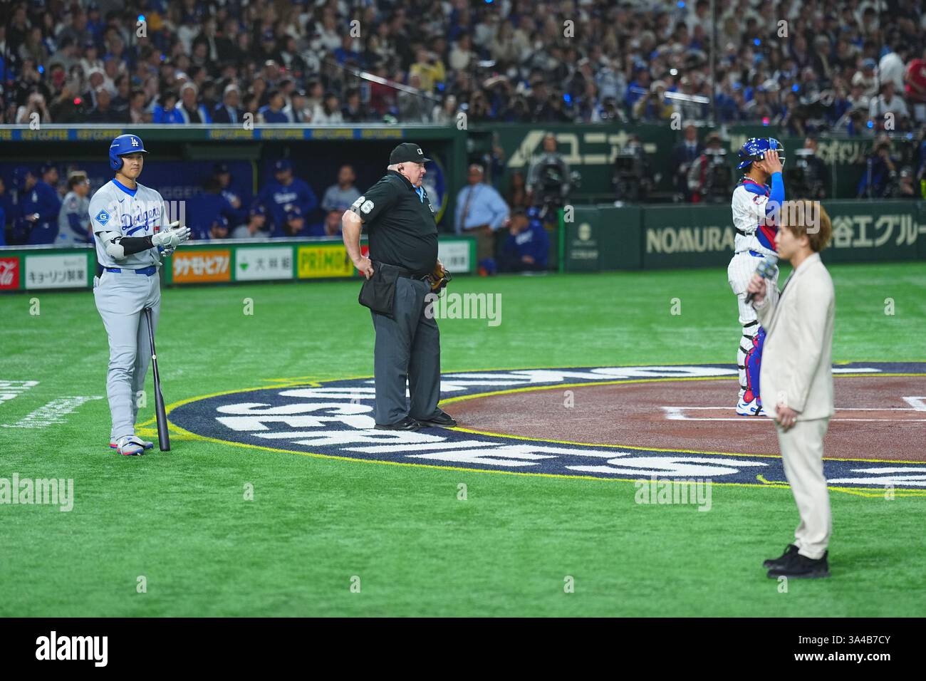 Shohei Ohtani (Dodgers), Boxer Naoya Inoue MARCH 18, 2025 - Baseball : MLB World Tour Tokyo ...