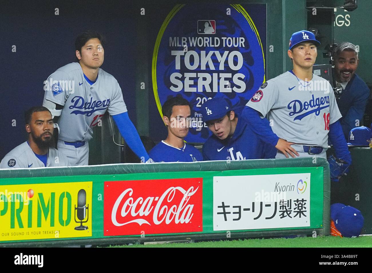 Tokyo, Japan. 18th Mar, 2025. Shohei Ohtani (Dodgers), Yoshinobu ...