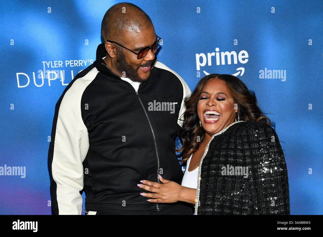 Tyler Perry, left, and Sherri Shepherd attend the premiere of "Tyler ...