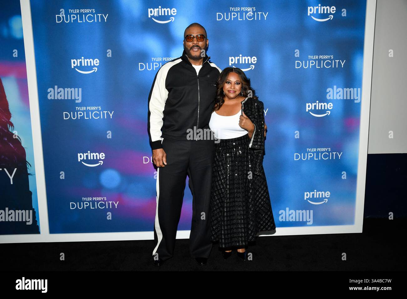 Tyler Perry, left, and Sherri Shepherd attend the premiere of "Tyler ...