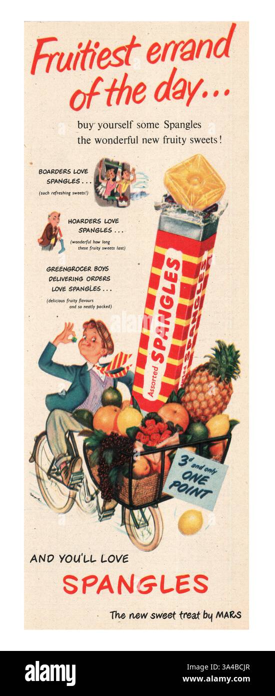 Sweets ad hi-res stock photography and images - Alamy