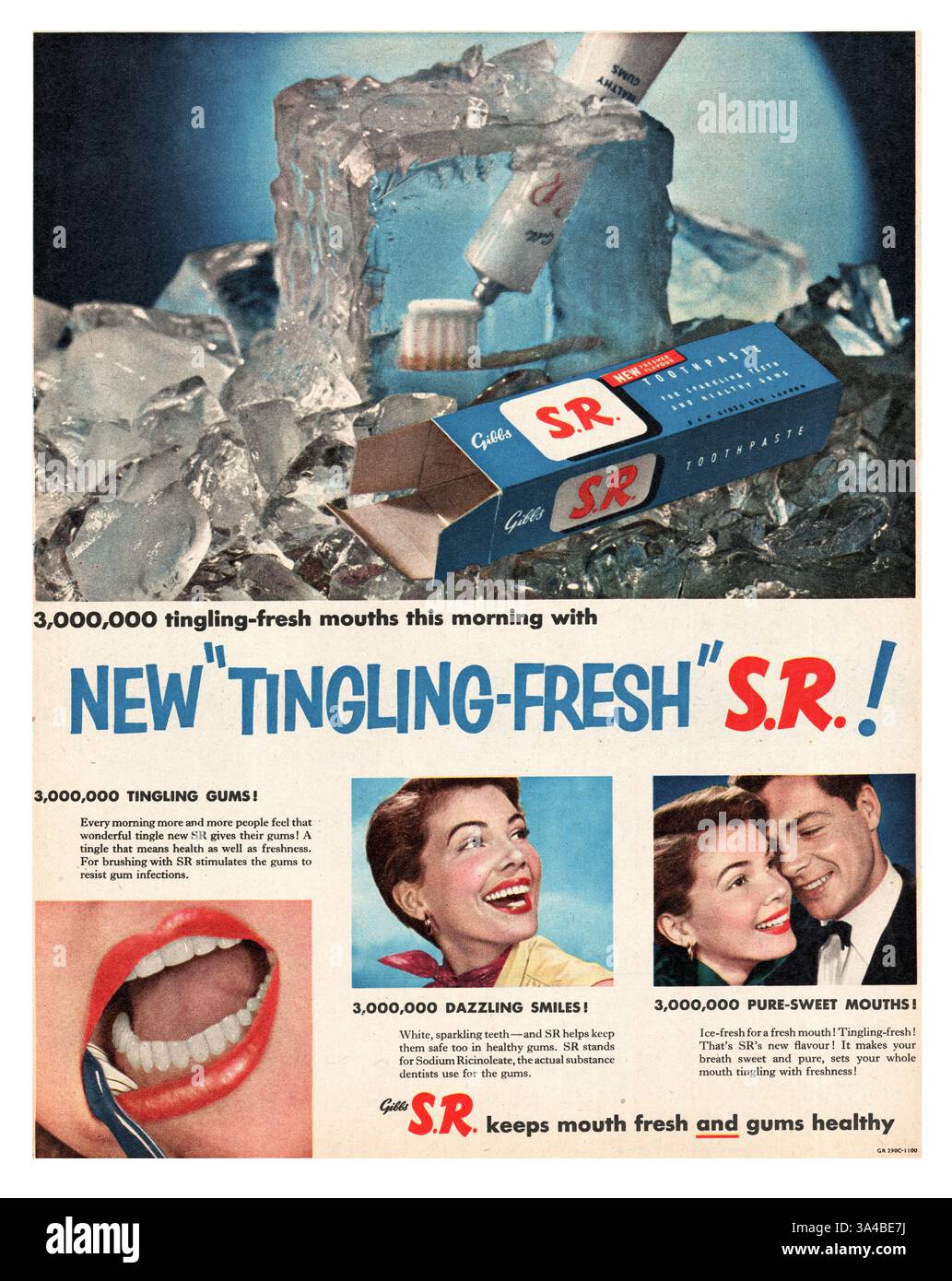 Tooth paste advertisement Cut Out Stock Images & Pictures - Alamy