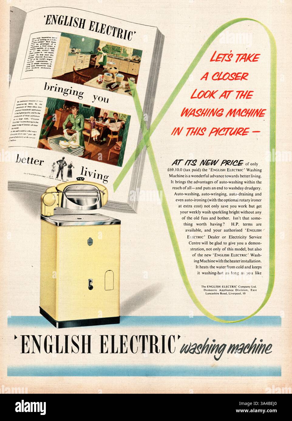 Washing machine advertisement hi-res stock photography and images - Alamy