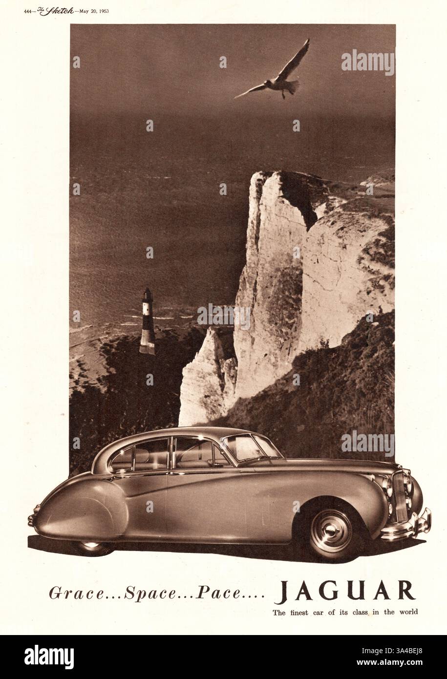 1953 uk magazine advert jaguar cars hi-res stock photography and images ...