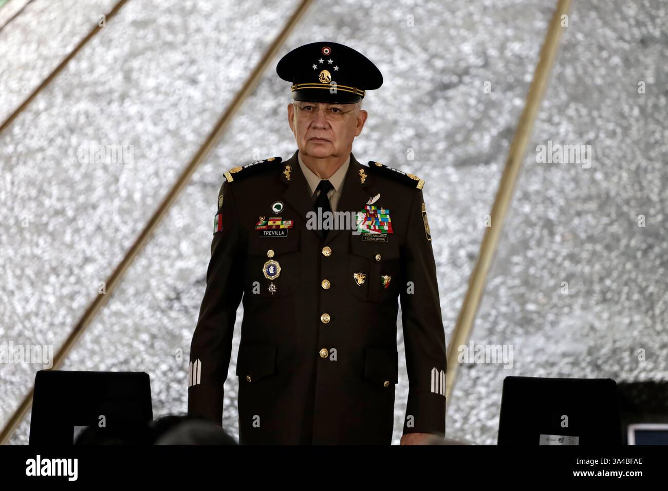 Mexico City, Mexico. 18th Mar, 2025. Mexico's Secretary of National ...
