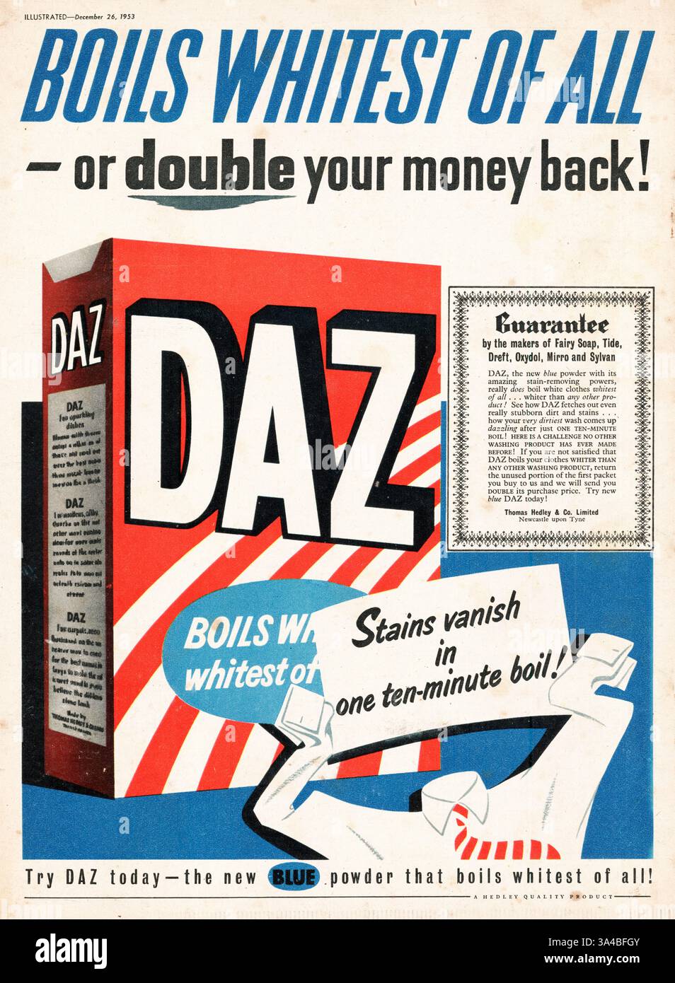 Daz advertisement hi-res stock photography and images - Alamy