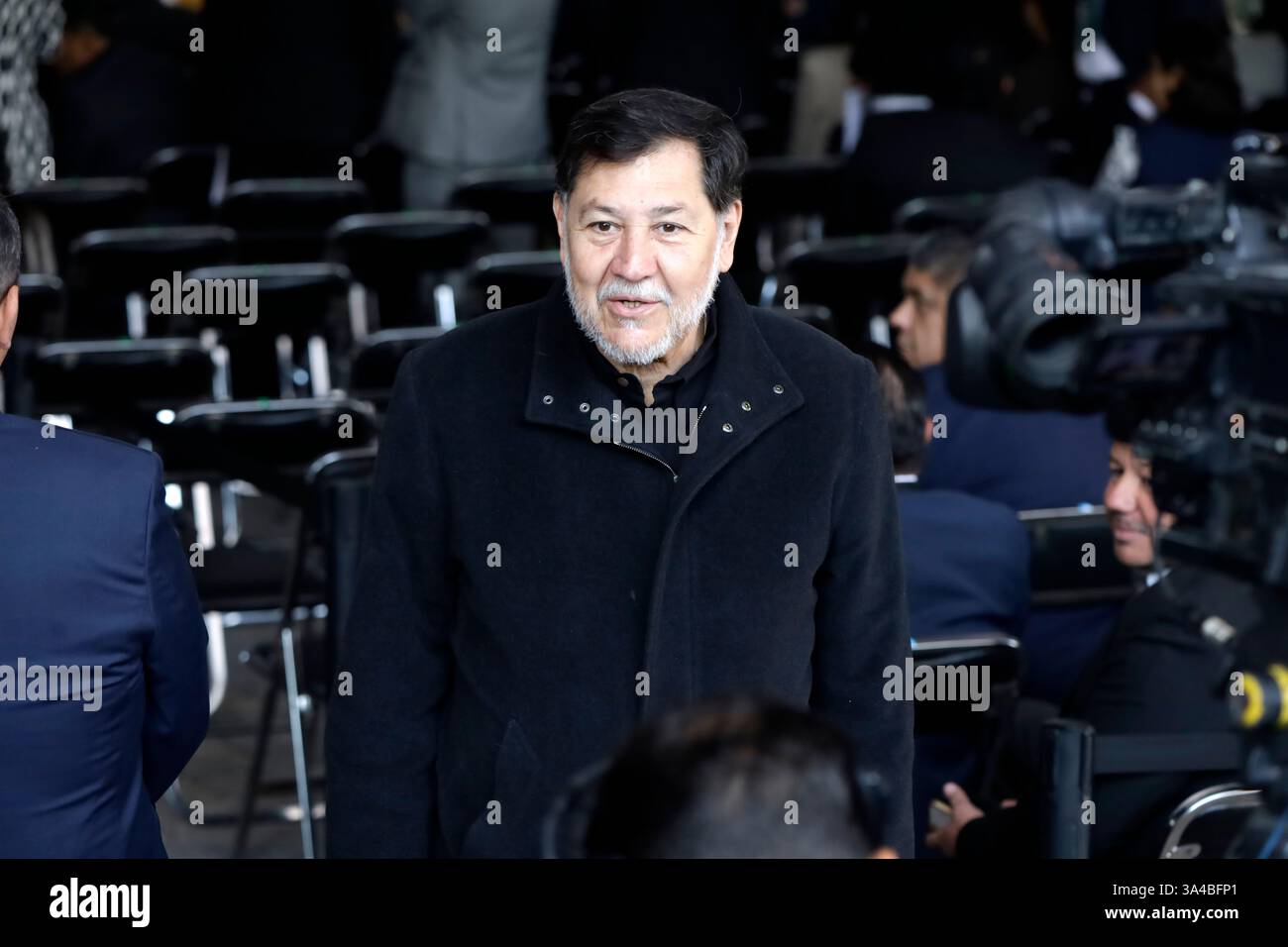 The President of the Senate of Mexico, Gerardo Fernandez NoroÃ±a ...