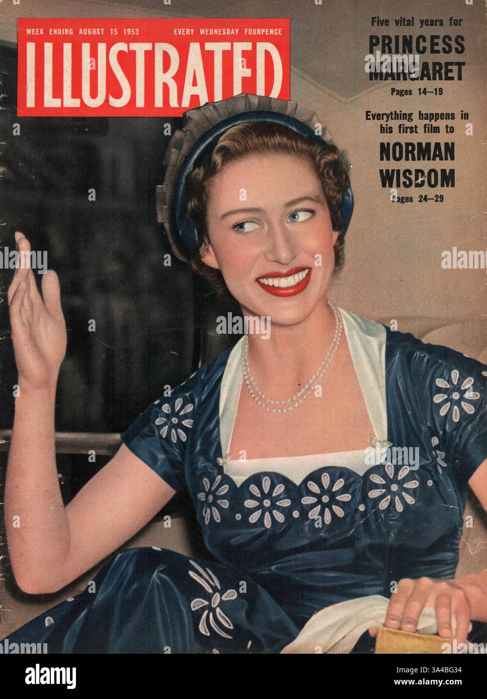 1953 illustrated magazine princess margaret hi-res stock photography and images - Alamy