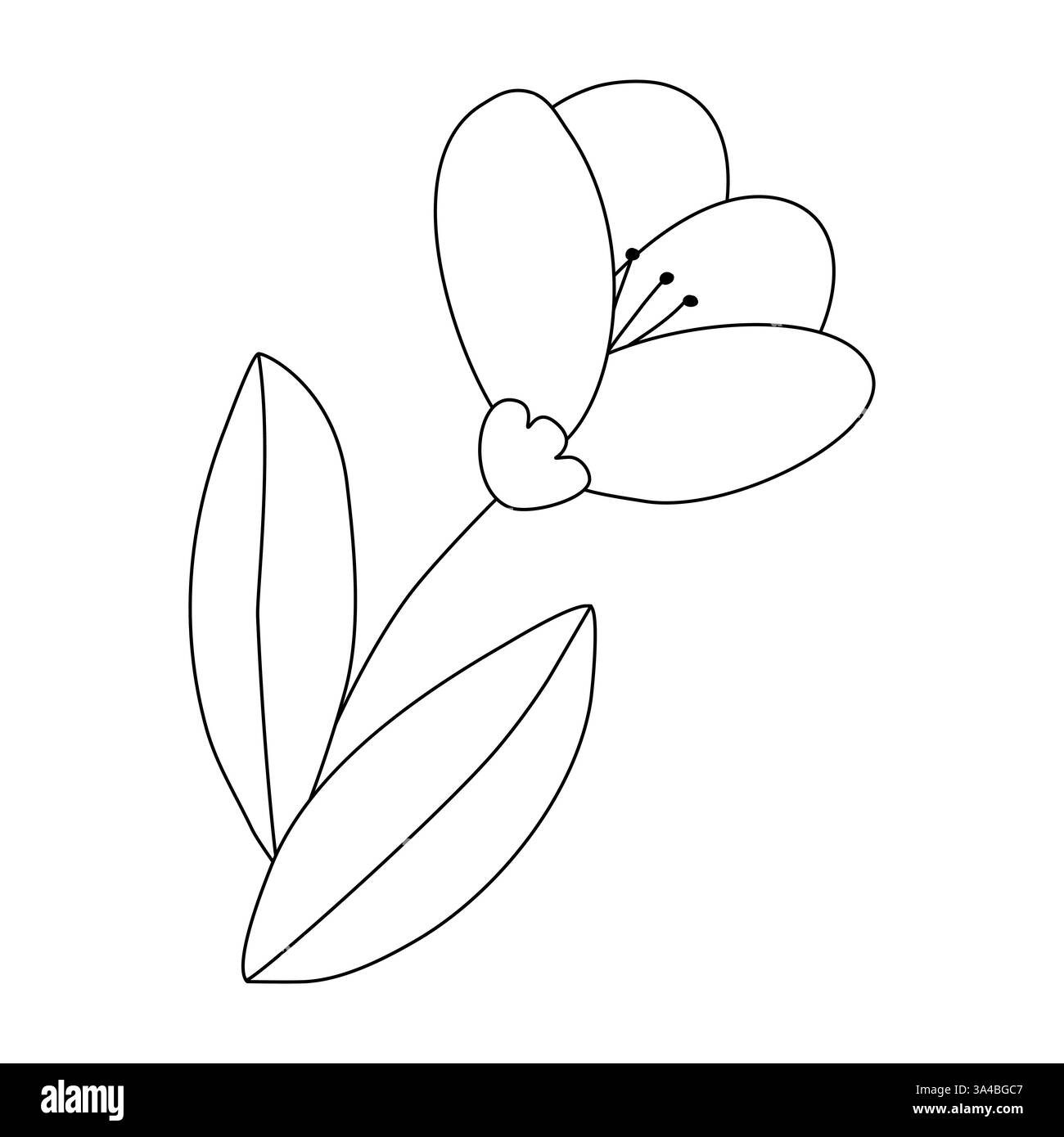 , doodle style flat vector outline illustration for kids coloring book ...