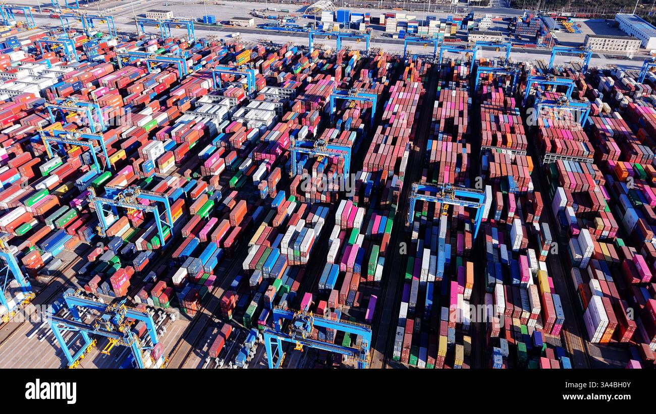 Qingdao, China. 18th Mar, 2025. QINGDAO, CHINA - MARCH 18, 2025 ...