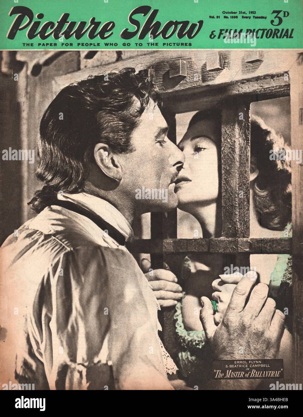 1953 Picture Show Erroll Flynn and Beatrice Campbell Stock Photo - Alamy