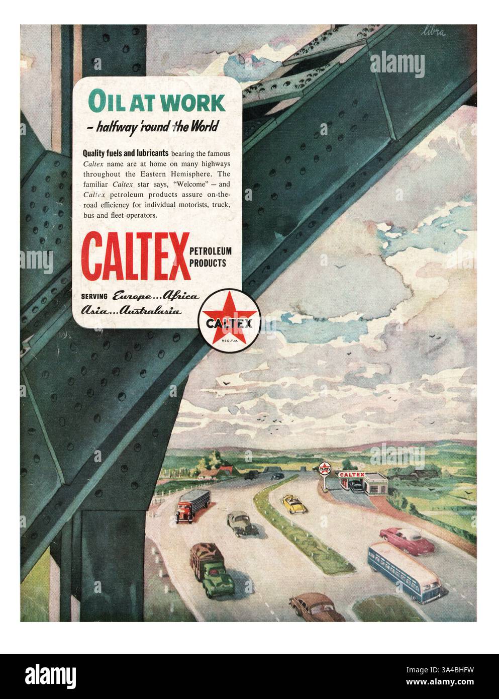 1952 magazine caltex ad hi-res stock photography and images - Alamy