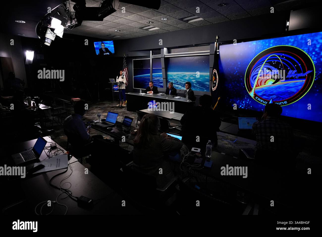 From left, Joel Montalbano, deputy associate administrator, NASA's ...