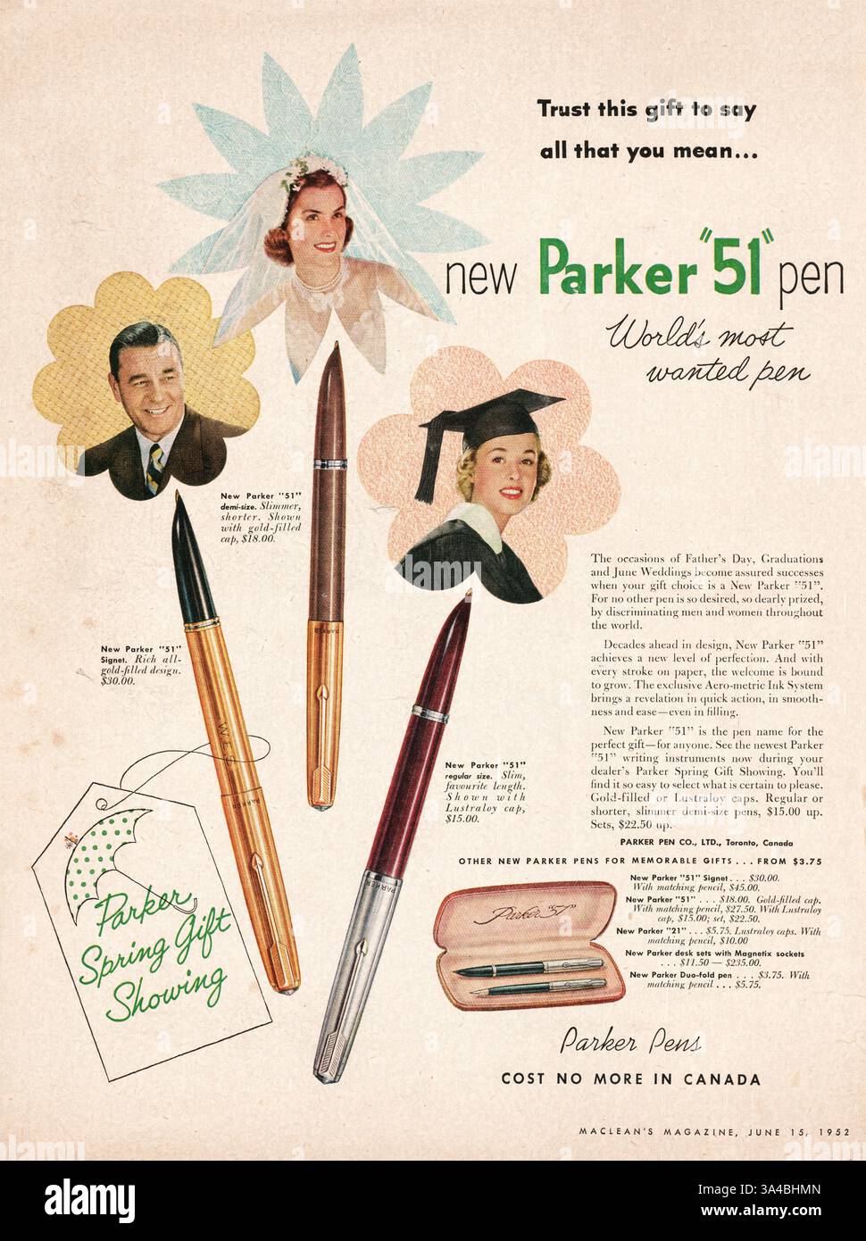 Parker pen magazine hi-res stock photography and images - Alamy