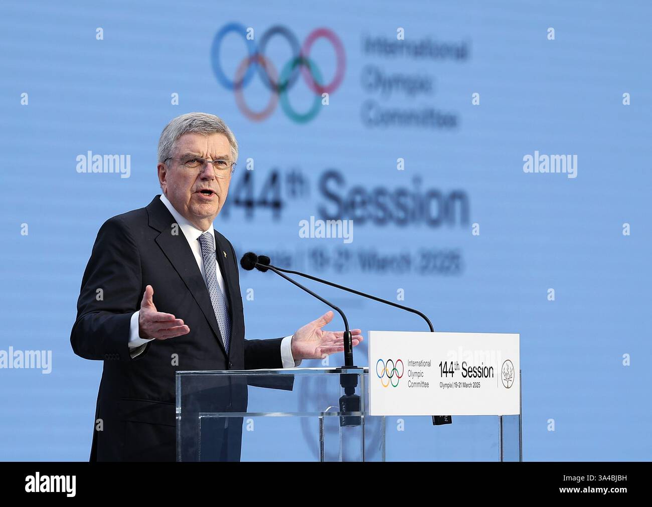 Ancient Olympia, Greece. 18th Mar, 2025. International Olympic ...