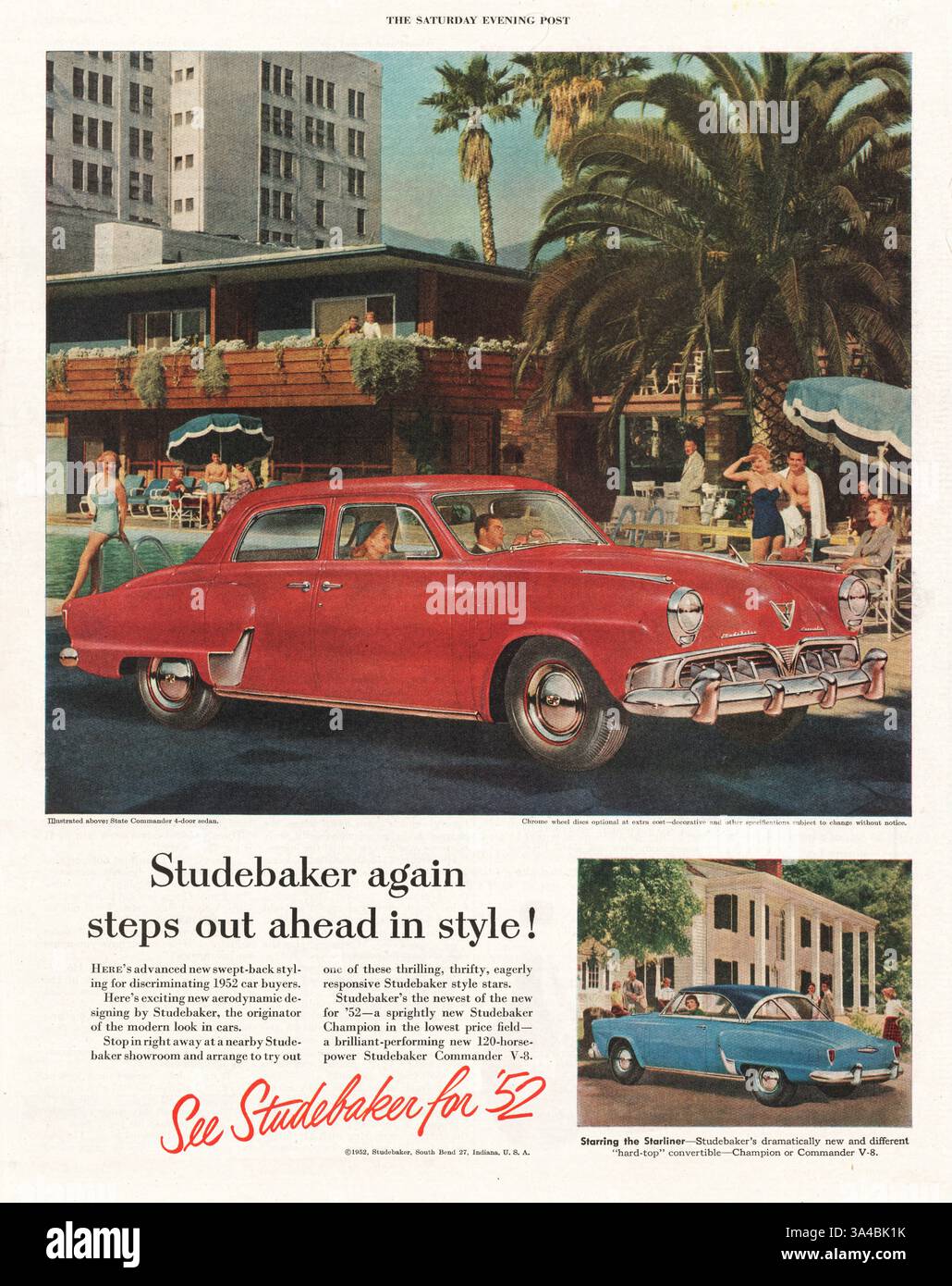 Studebaker car advertisement hi-res stock photography and images - Alamy