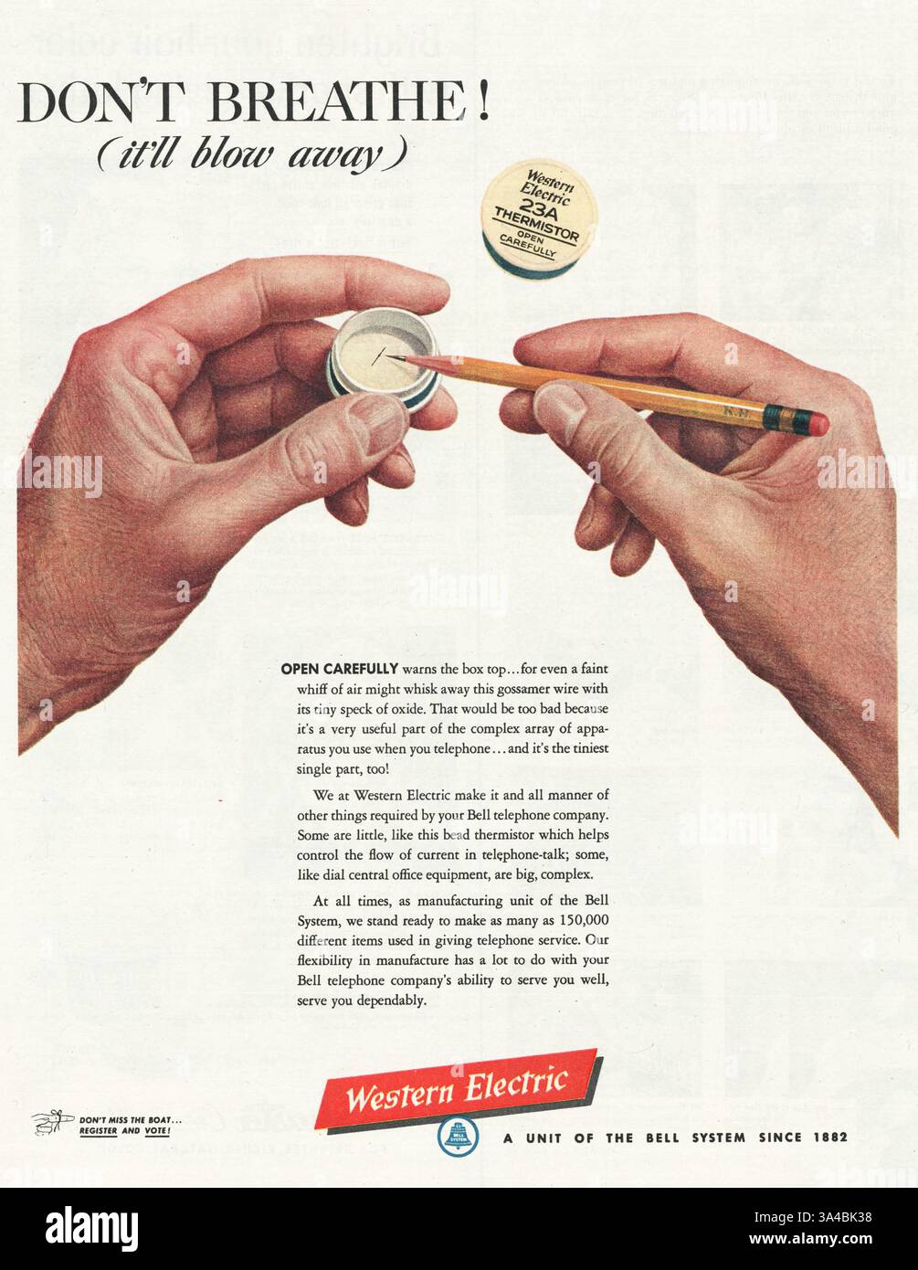 1952 u s magazine western electric advert hi-res stock photography and ...