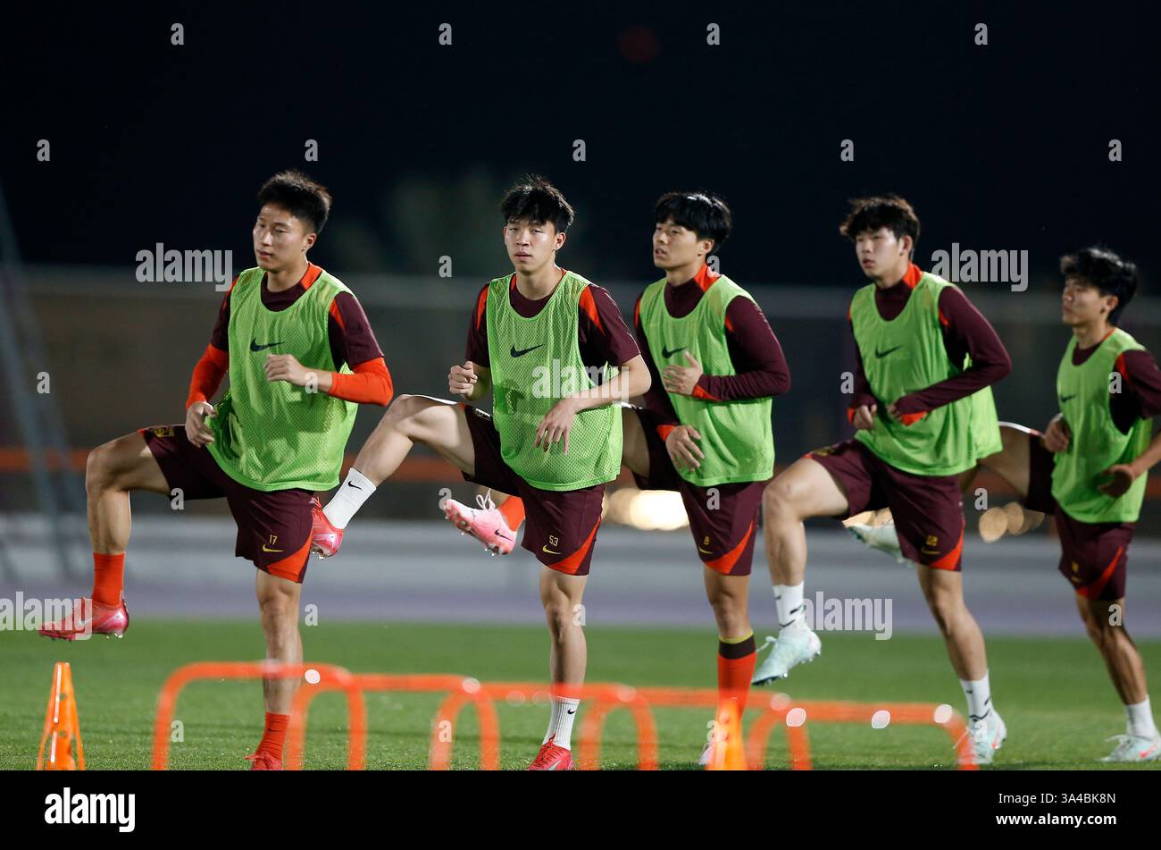 Riyadh, Saudi Arabia. 18th Mar, 2025. Wang Yudong (2nd L) of China ...