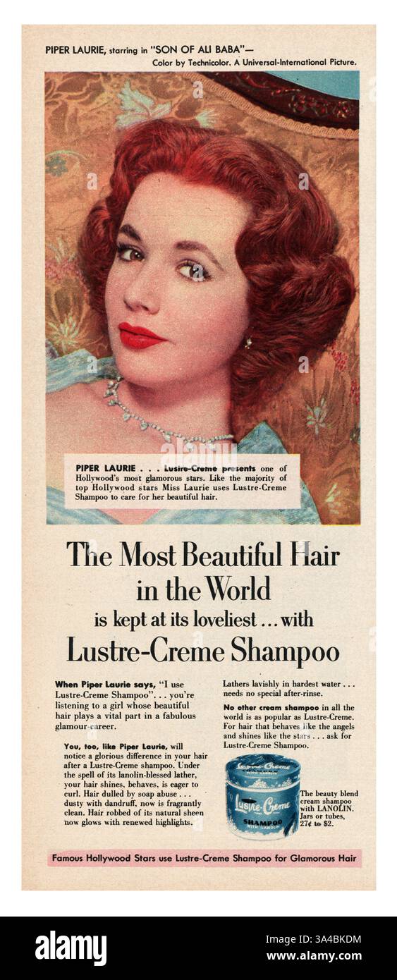 Lustre shampoo hi-res stock photography and images - Alamy