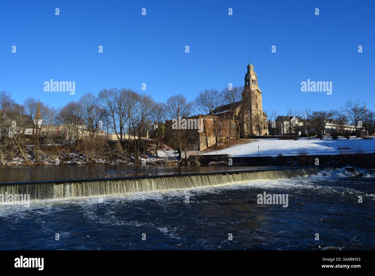 River in Pawtucket Rhode Island Stock Photo - Alamy