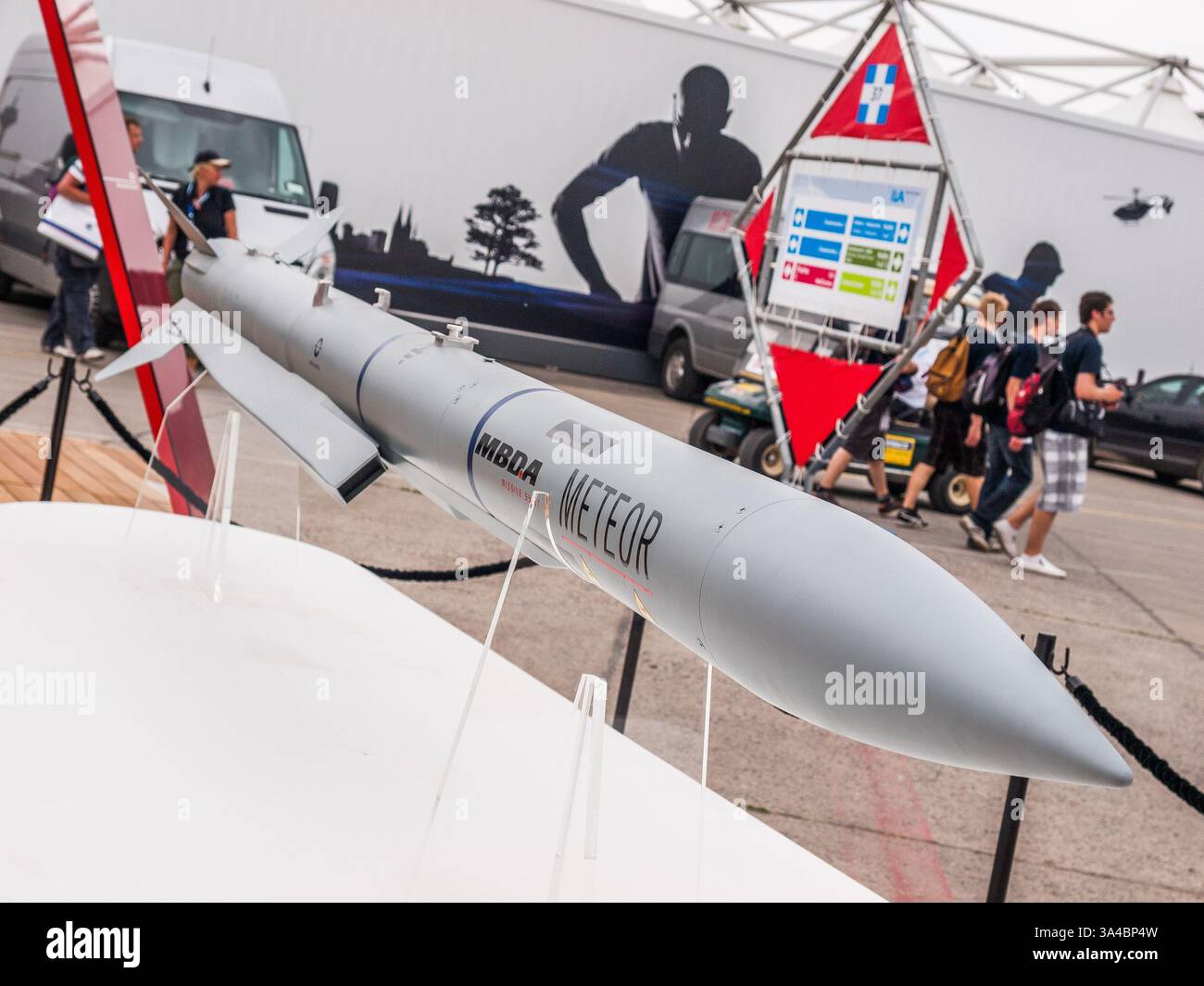 Belin, Germany - June.11.2010: MBDA Meteor active radar guided BVRAAM(beyond-visual-range air-to ...